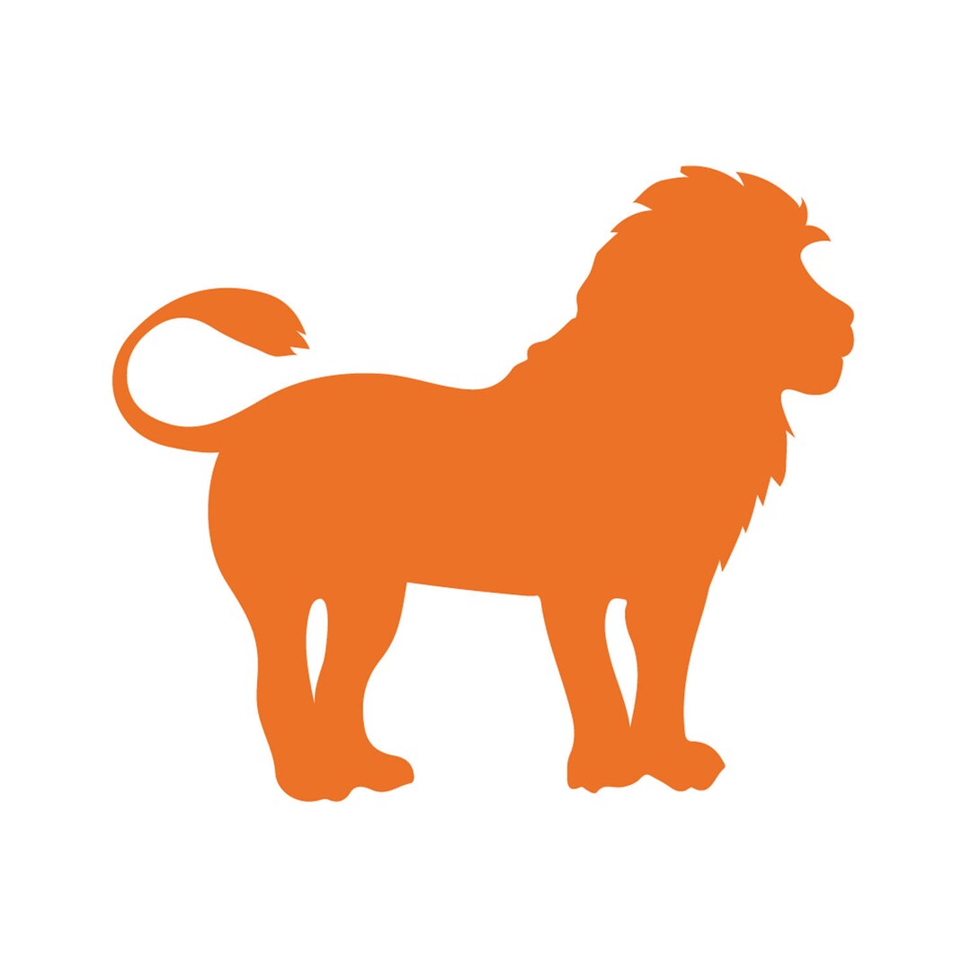 SVG CLIPART Zoo Lion Silhouette | Cutting Machine Art | Instant ...