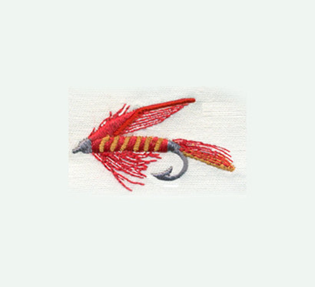 EMBROIDERY Fly Fishing Fly - Outdoor Sports- Fishing | Instant Digital ...