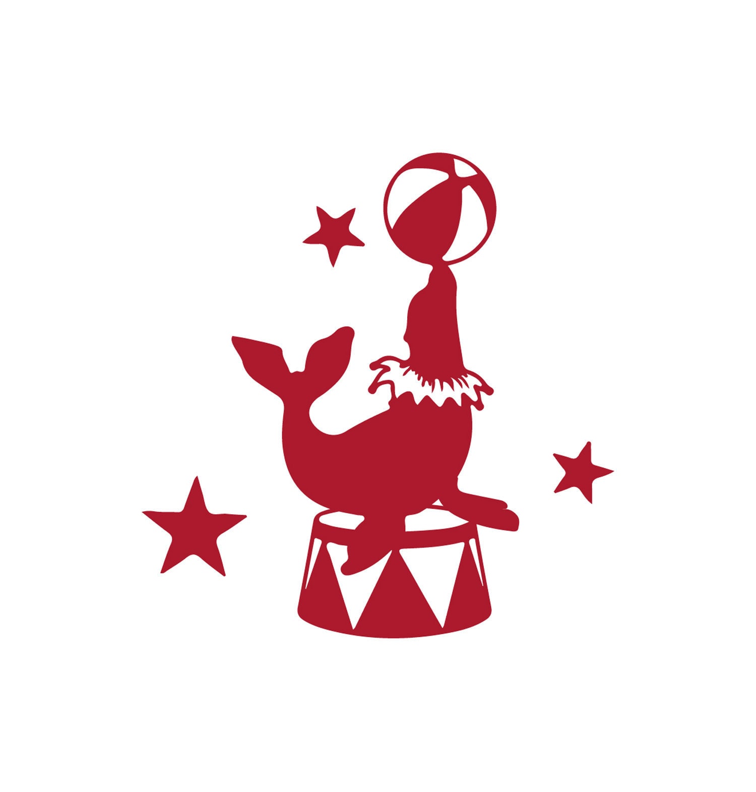 SVG CLIPART Circus Seal Silhouette Cutting Machine Art - Etsy Canada