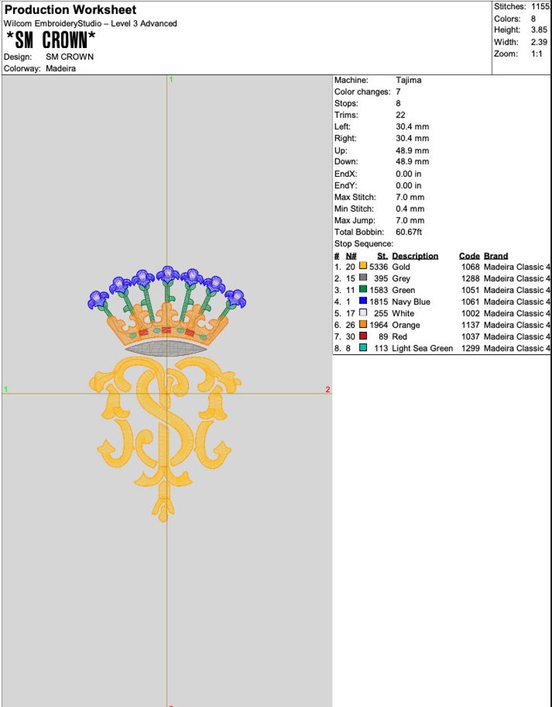 EMBROIDERY Our Lady of the Snow | MS Crown Madonna |catholic Religious ...