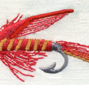 EMBROIDERY Fly Fishing Fly - Outdoor Sports- Fishing | Instant Digital ...