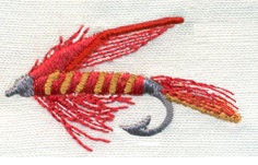 EMBROIDERY Fly Fishing Fly Outdoor Sports Fishing Instant | Etsy