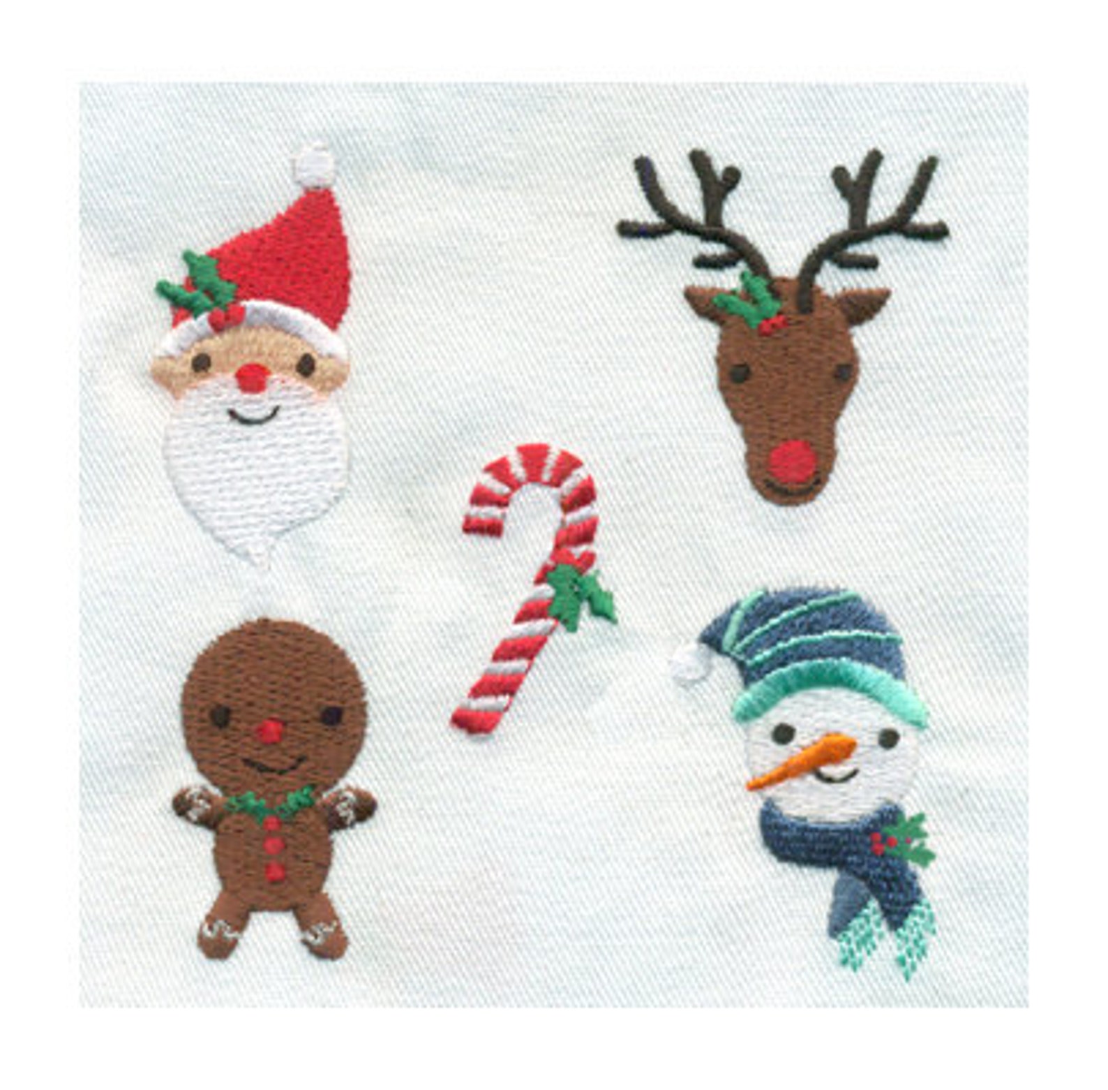EMBROIDERY 5 Christmas Mini Designs Embroidery Designs - Etsy