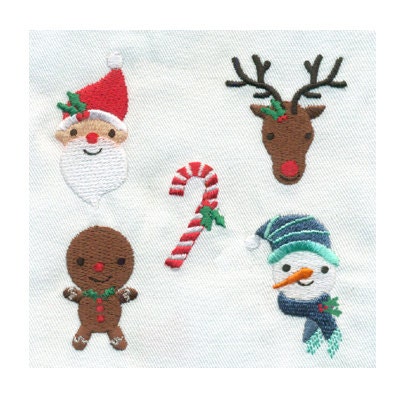 EMBROIDERY 5 Christmas Mini Designs Embroidery Designs - Etsy