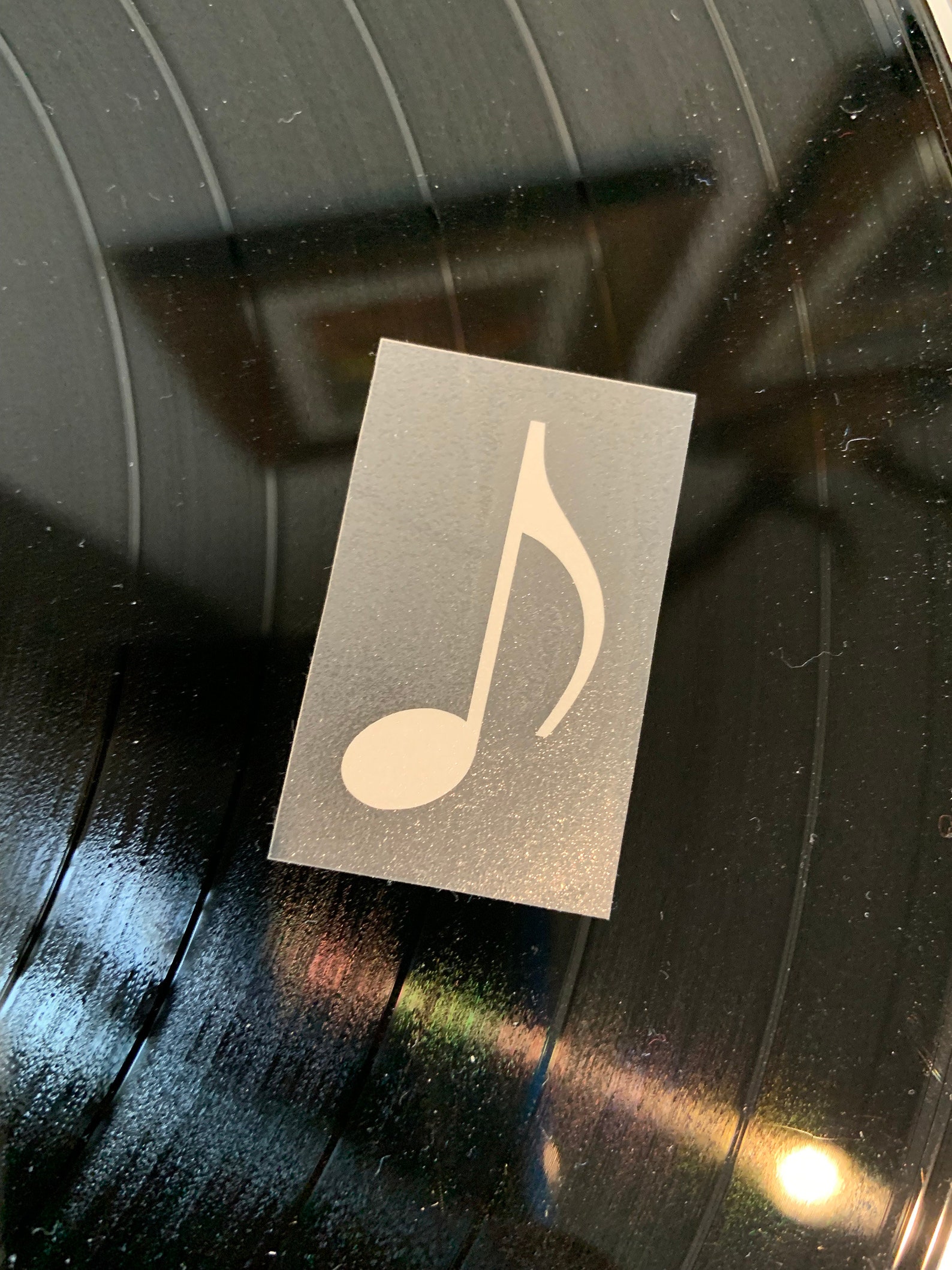 STICKER 1 Musical Note Sticker Half Note Eighth Note | Etsy