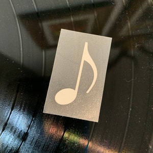 STICKER 1 Musical Note Sticker | Half Note, Eighth Note, Beamed Note ...