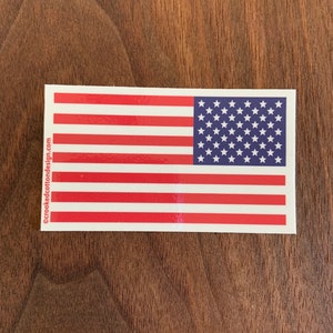 STICKER 1 USA Flag Left or Right Versions | United States of America ...