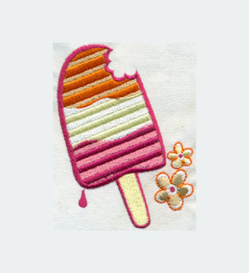 EMBROIDERY Popsicle Design Instant Digital Download - Etsy