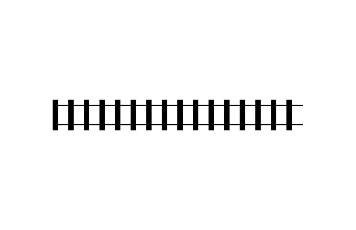 SVG CLIPART Straight Train Track Cutting Machine Art | Etsy UK
