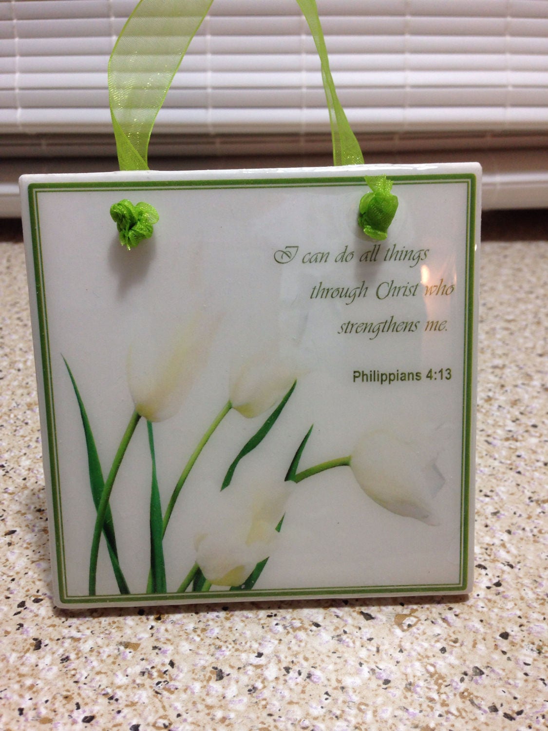 Inspirational Scripture Verse Gift Mark and Philippians 4:13 - Etsy