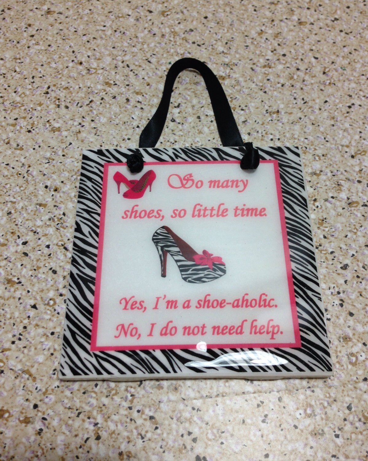 Cute Shoe Quotes | Custom Personalized Sign Shoe-aholic - Etsy