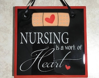 Nurse Appreciation Plaque - Etsy