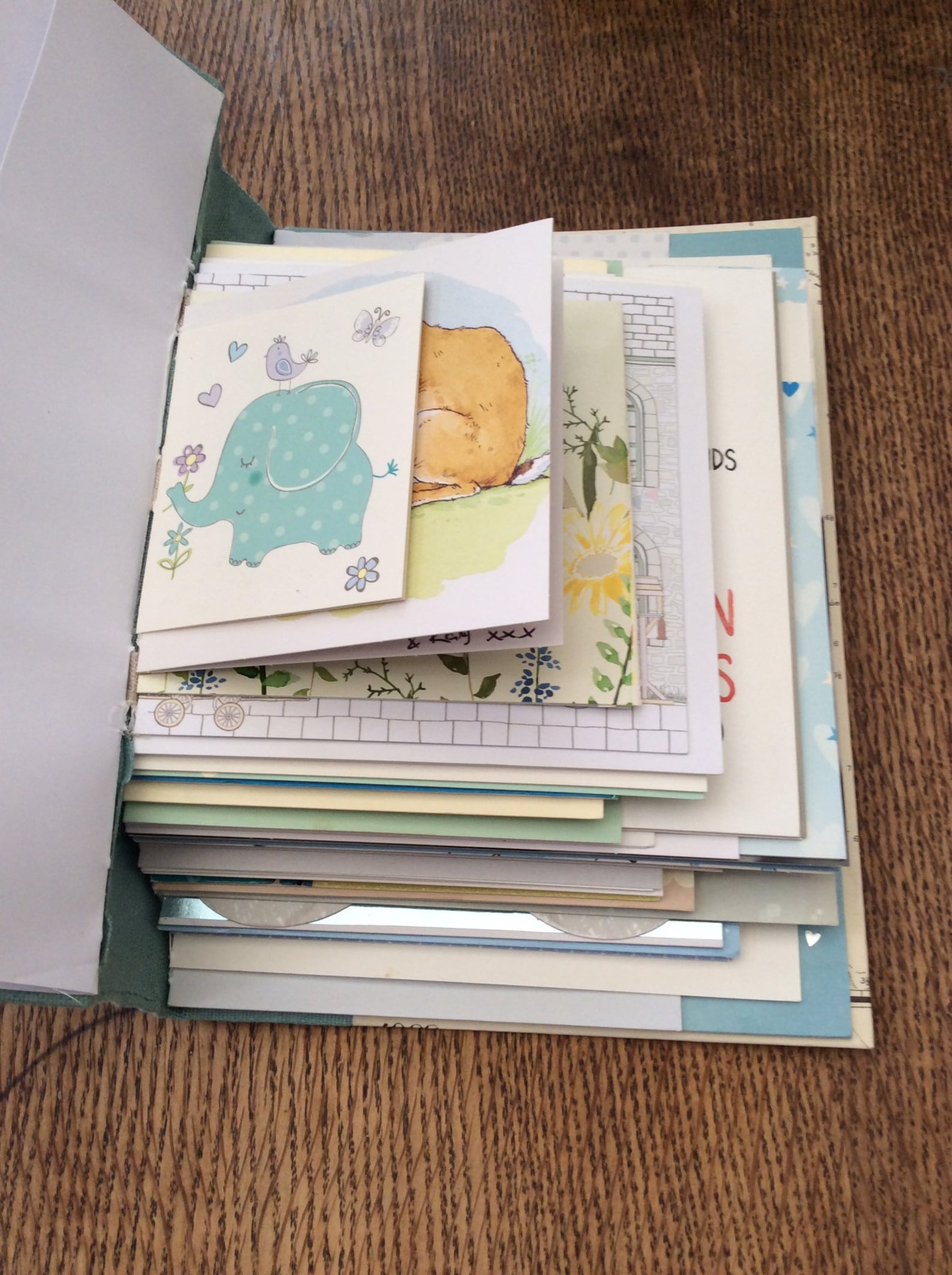 Memorybound: Personalised Book of Cards - Etsy