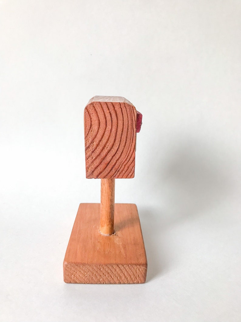 Handmade Mailbox-shaped Postage Stamp Dispenser // Desk & - Etsy