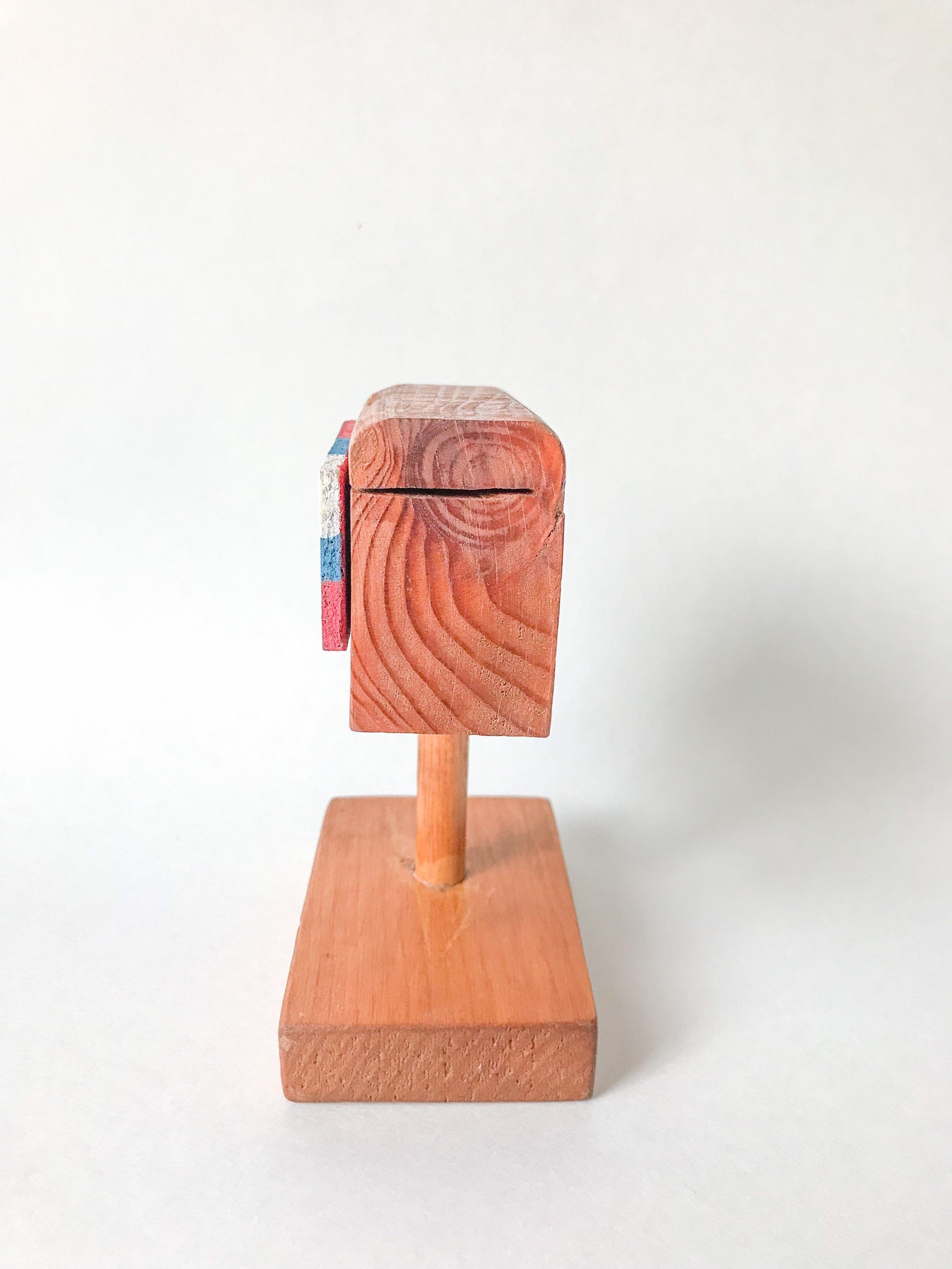 Handmade Mailbox-shaped Postage Stamp Dispenser // Desk & - Etsy