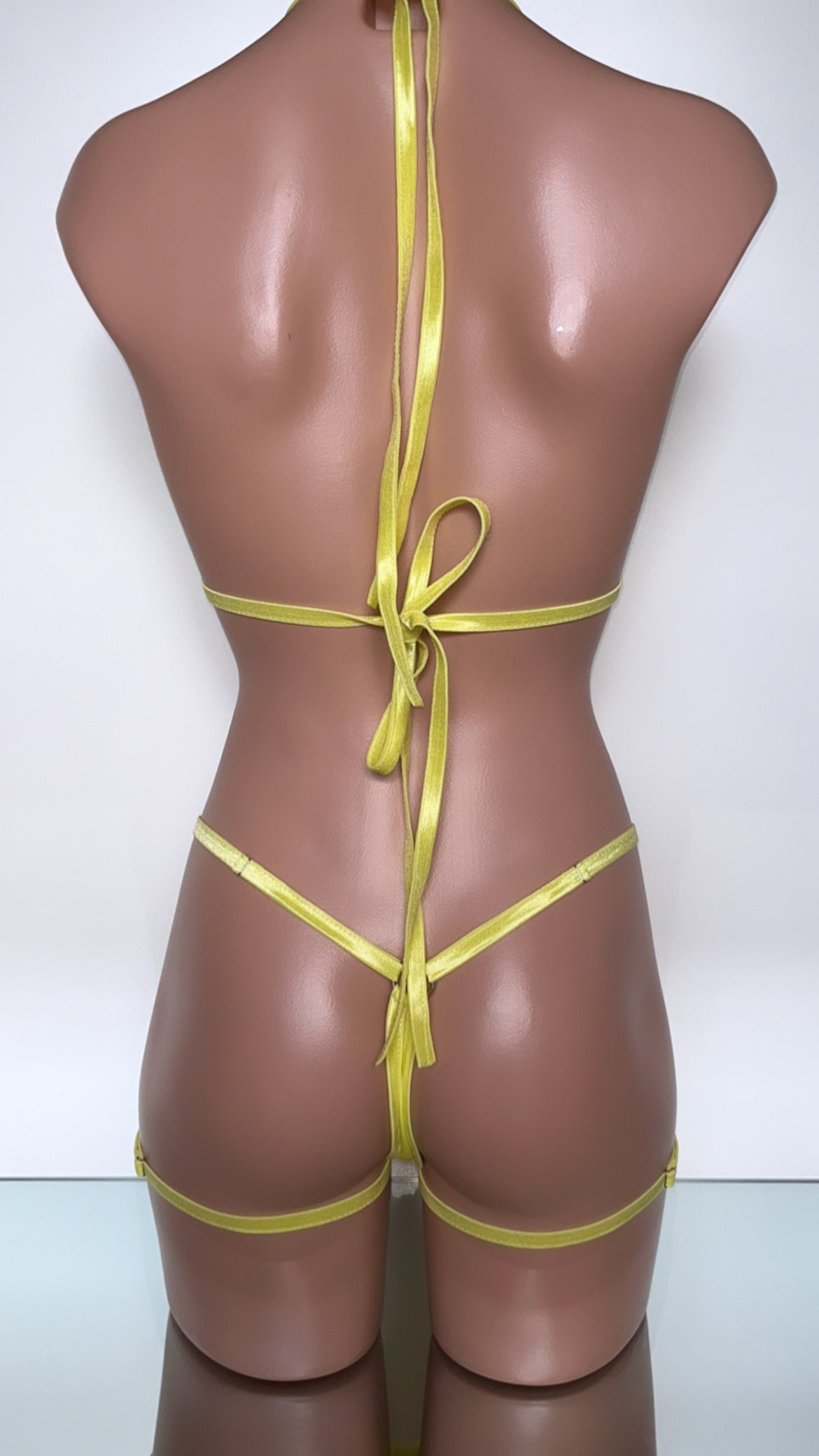 Yellow Bikini Yellow Micro Bikini - Etsy