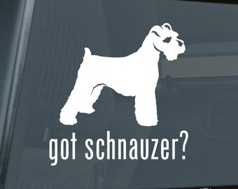 Schnauzer sticker | Etsy