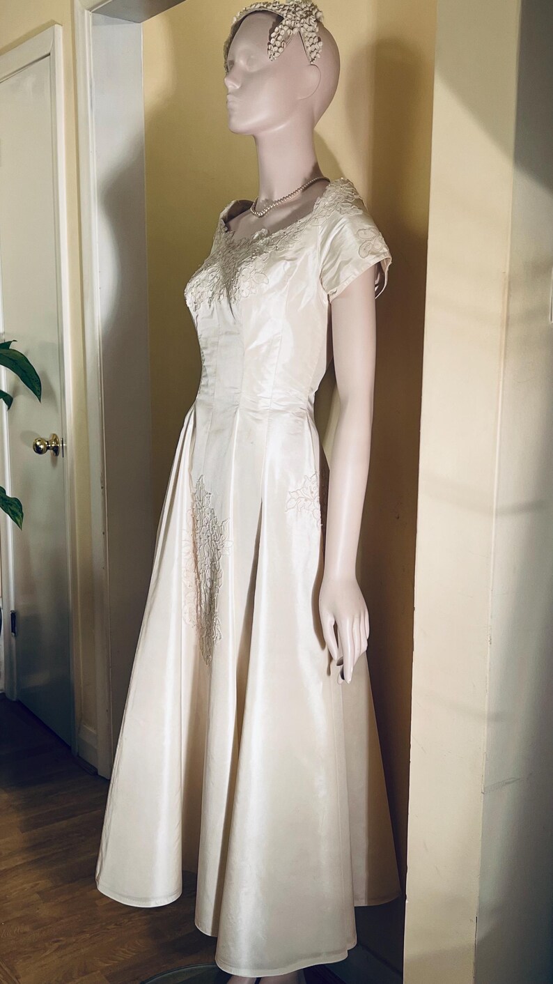 1950s From the Audrey Hepburn Collection Comes This Authentic Silk Peau ...