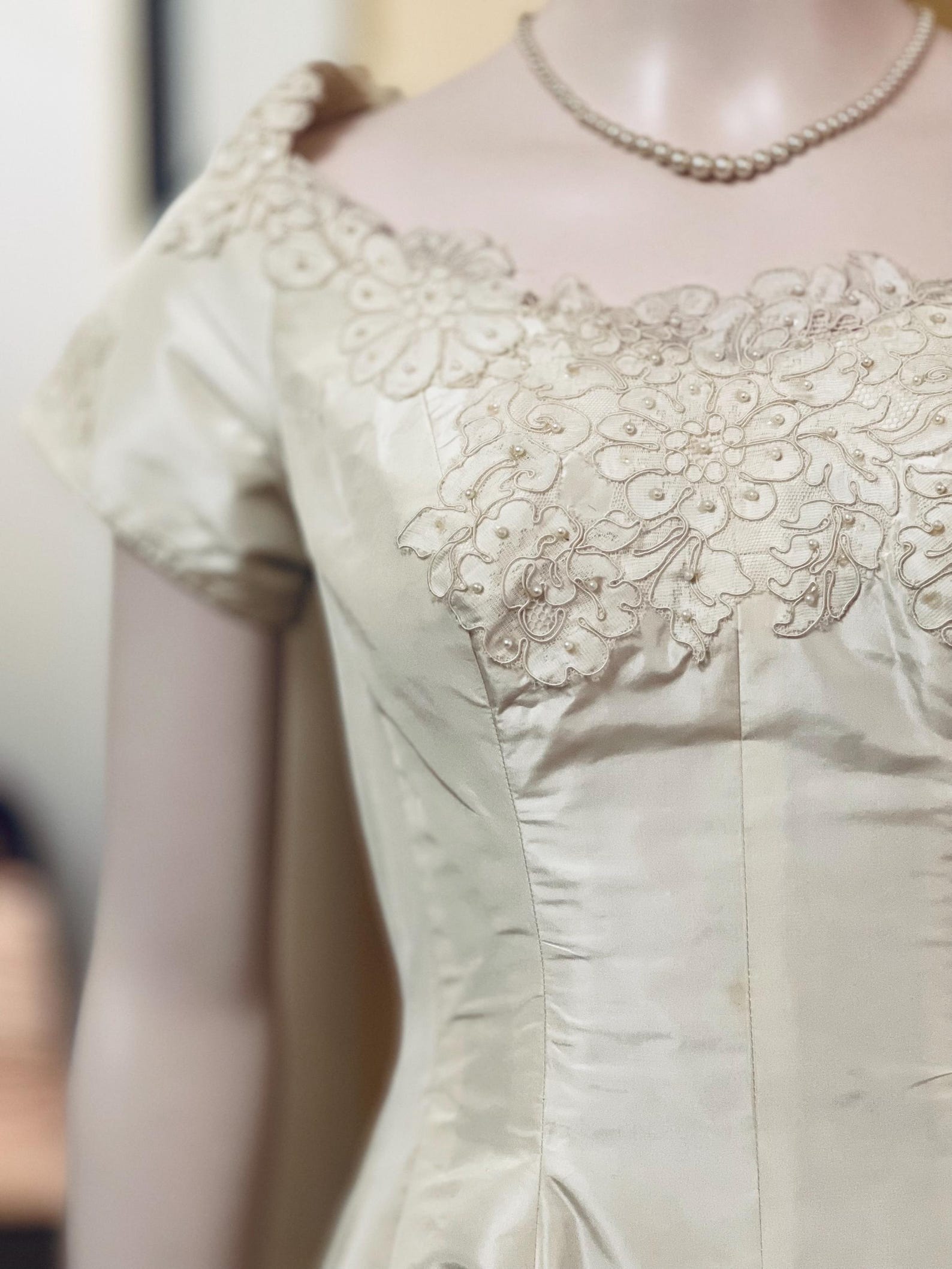 1950s From the Audrey Hepburn Collection Comes This Authentic Silk Peau ...