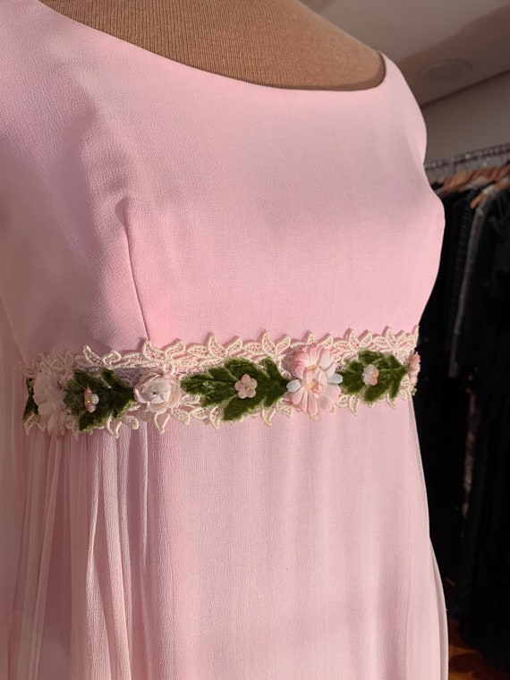 1960’s Pink Silk Flowy Maxi Dress - Gem