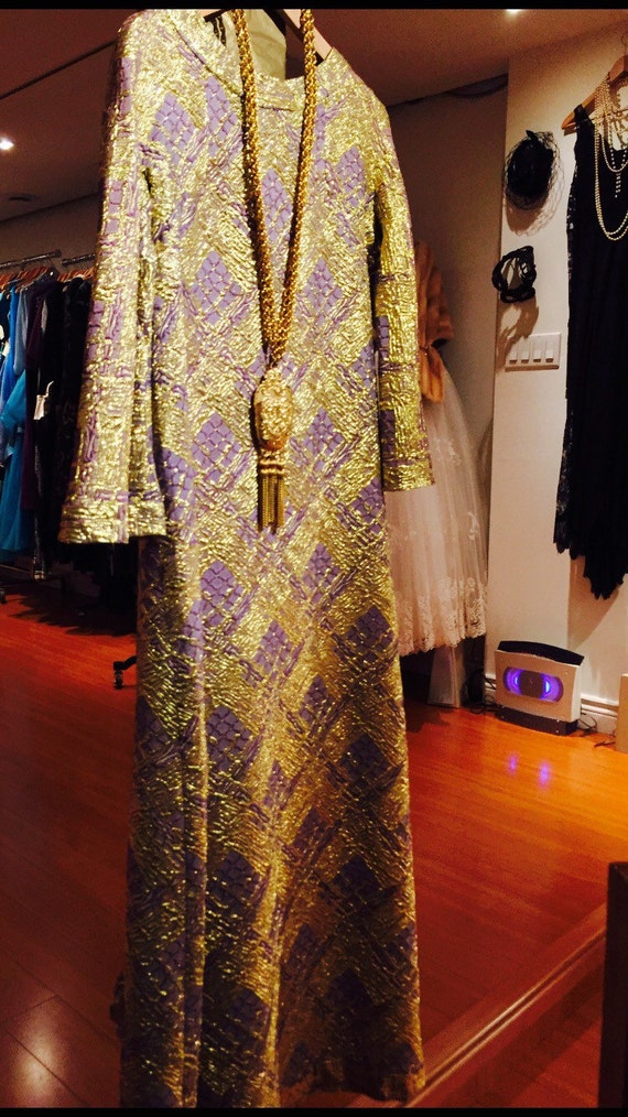 vintage jean allen dress - Gem