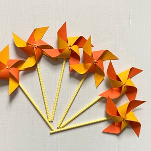 Orange and Yellow Spinning Pinwheels You Are My Sunshine First Year ...