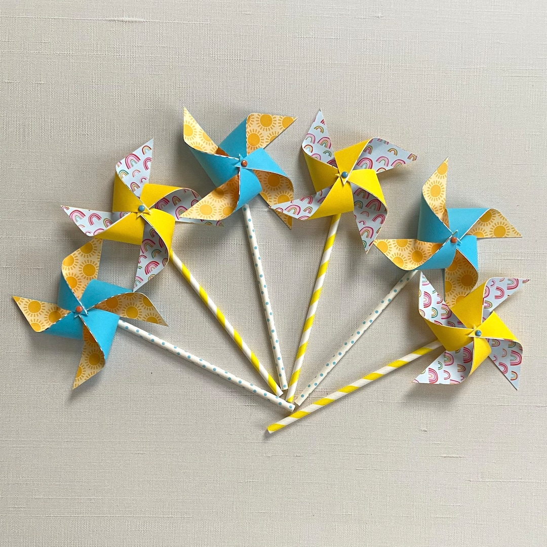 Sunshine and Rainbows Pinwheels | First Trip Around the Sun | You Are ...