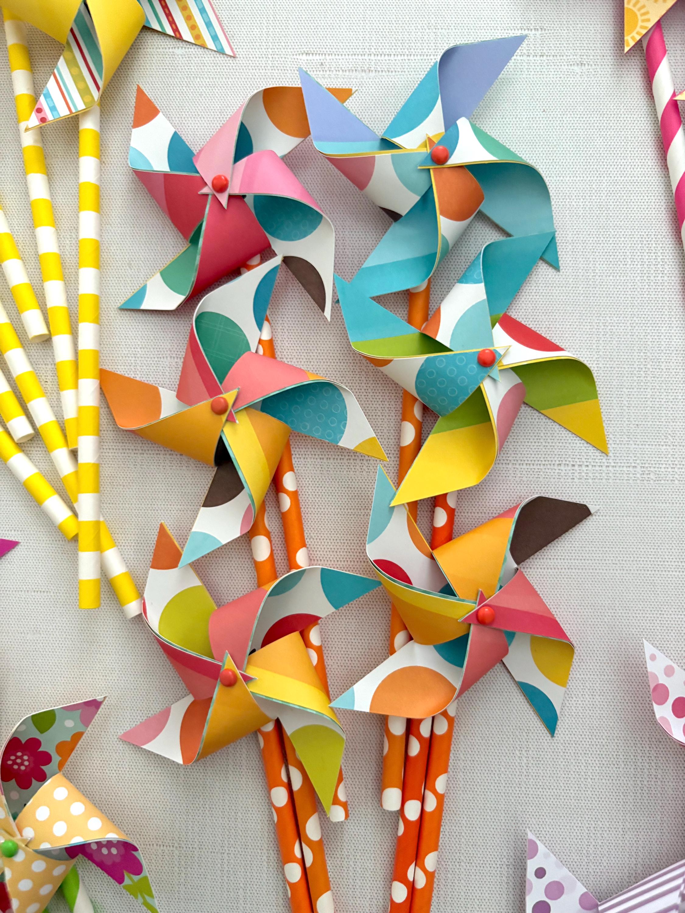 Assorted Colorful Mini Spinning Pinwheels - Etsy