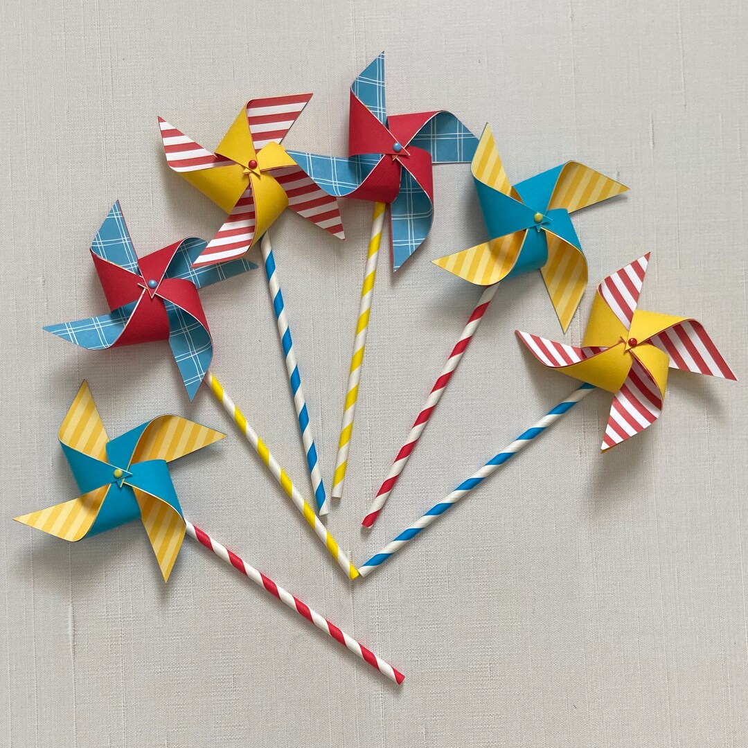 Hot Air Balloon Pinwheels - Etsy