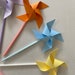 Solid Pastels Double Layer Spinning Pinwheels - Etsy