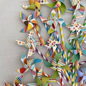 Colorful Mini Pinwheels in Assorted Patterns | Mini Pinwheels for Party ...