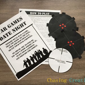 War Games Date Night Printable - Instant Download - Etsy