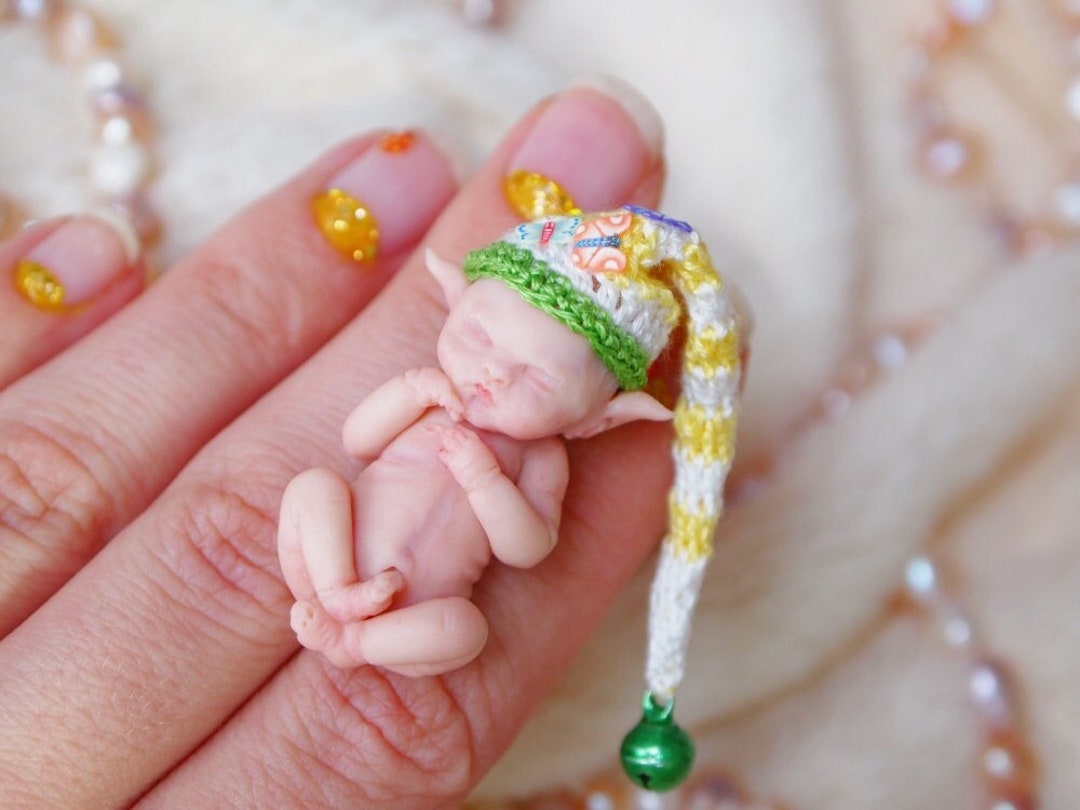 Butterfly Elf - Hand Sculpted OOAK Reborn Doll - 1:12 Scale Mini ...