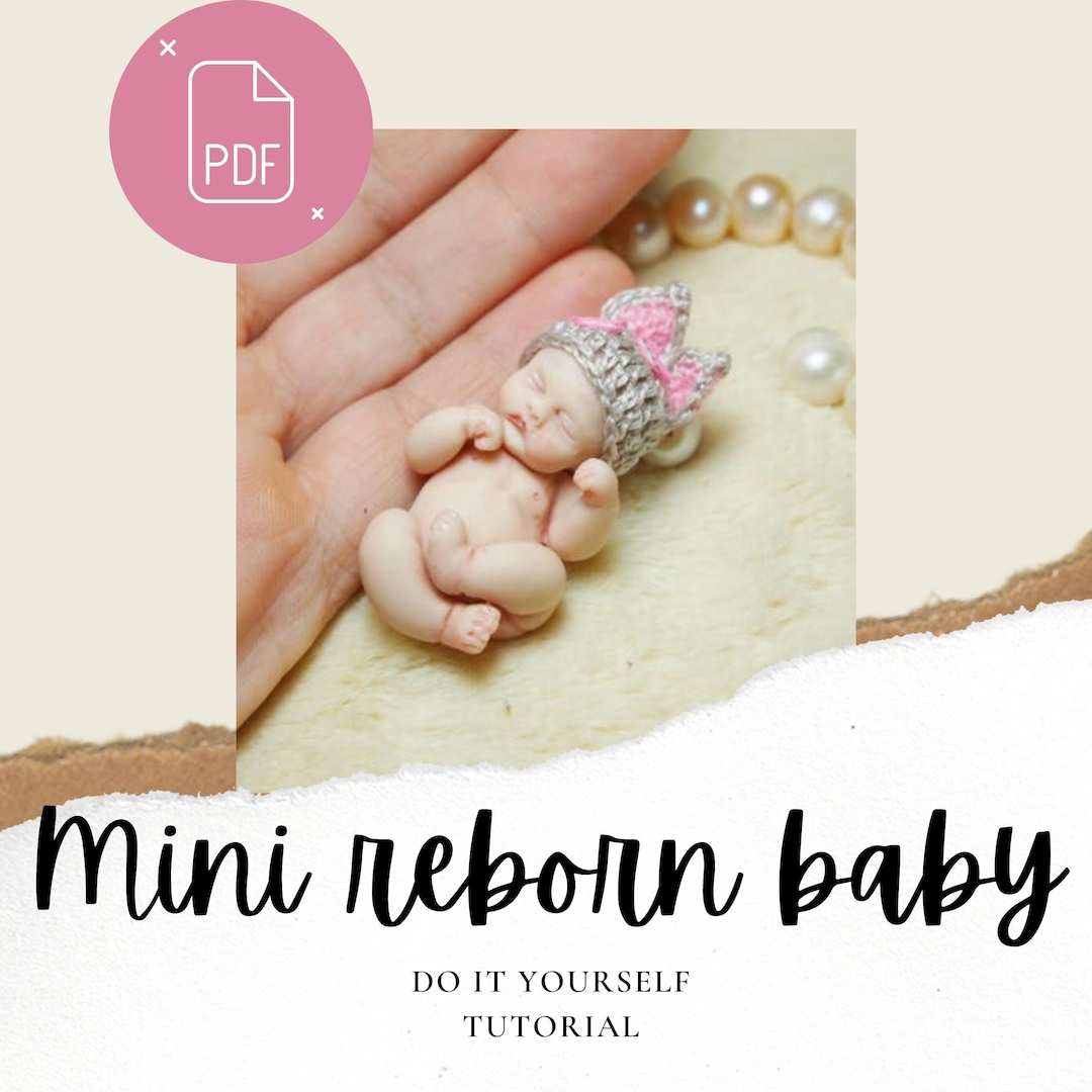 Polymer Clay Baby Tutorial: DIY Miniature Doll (english PDF) - Etsy