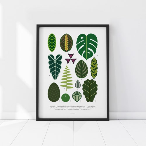 A3 Leaves Print - Etsy