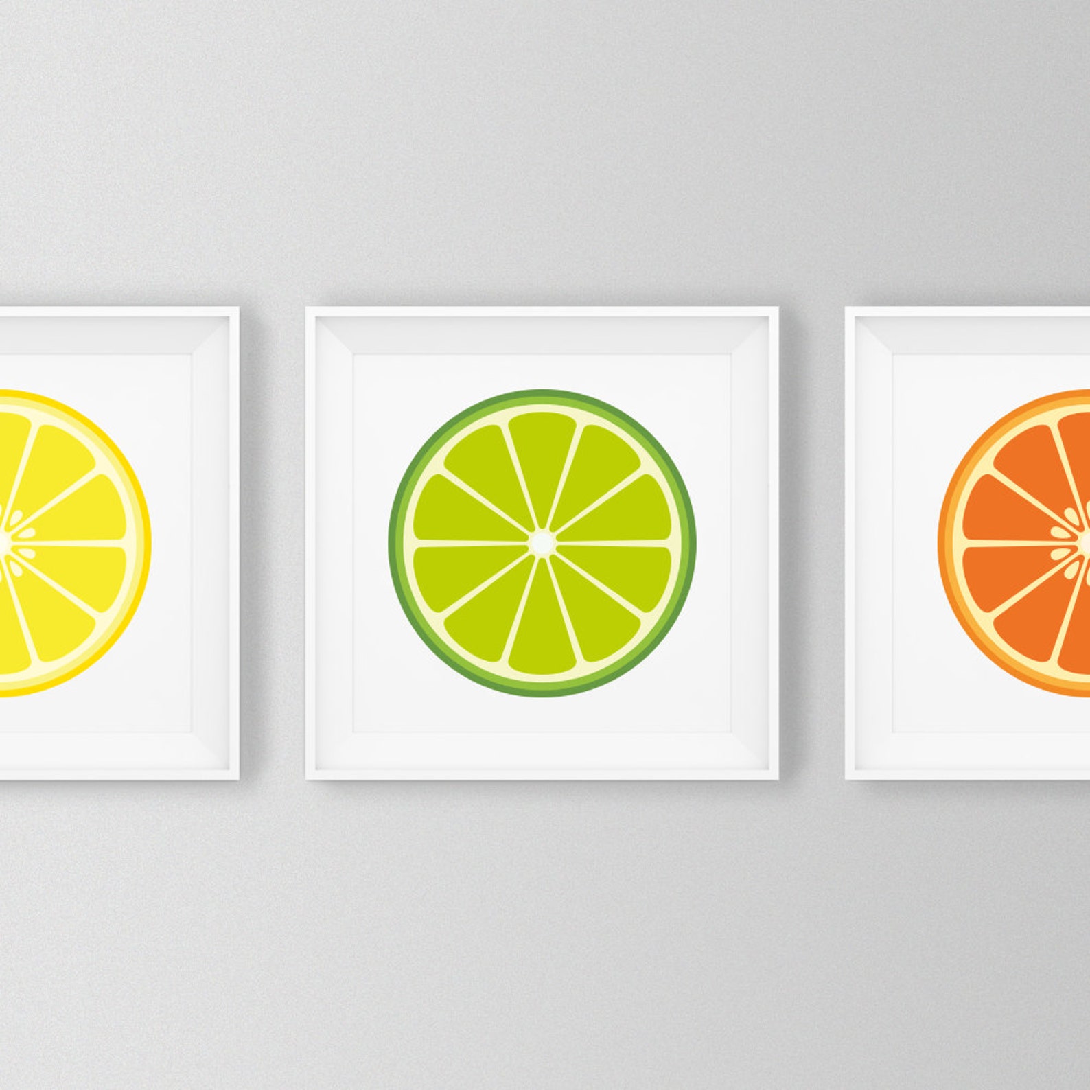 Lime Print Lime Poster Lime Art Lime Cross Section Citrus | Etsy UK