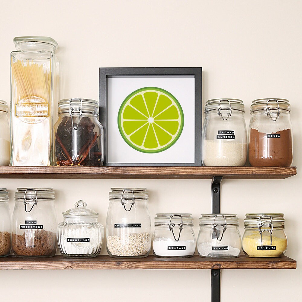Lime Print Lime Poster Lime Art Lime Cross Section Citrus - Etsy UK