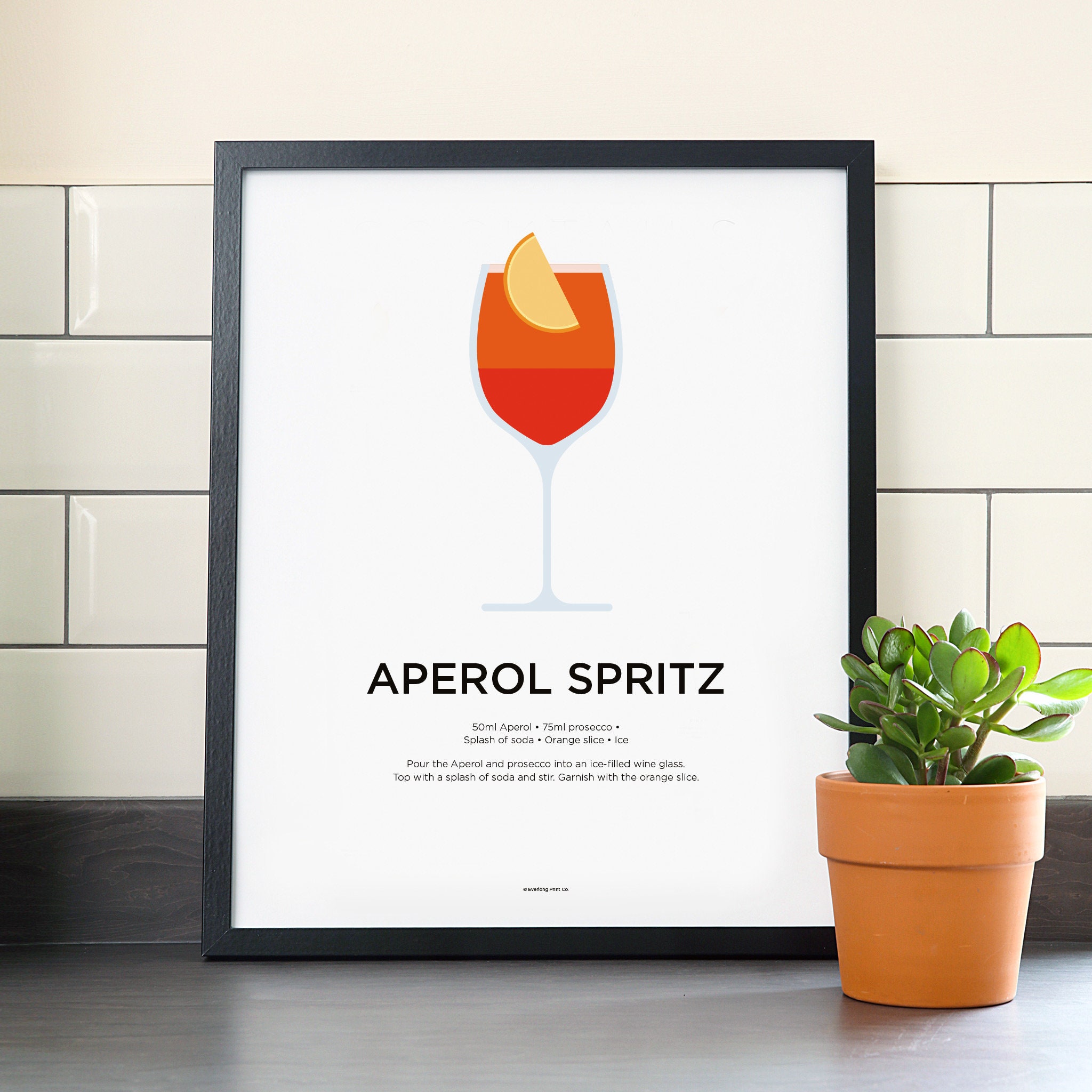 Aperol Spritz Cocktail Print Aperol Print Cocktail Art - Etsy UK
