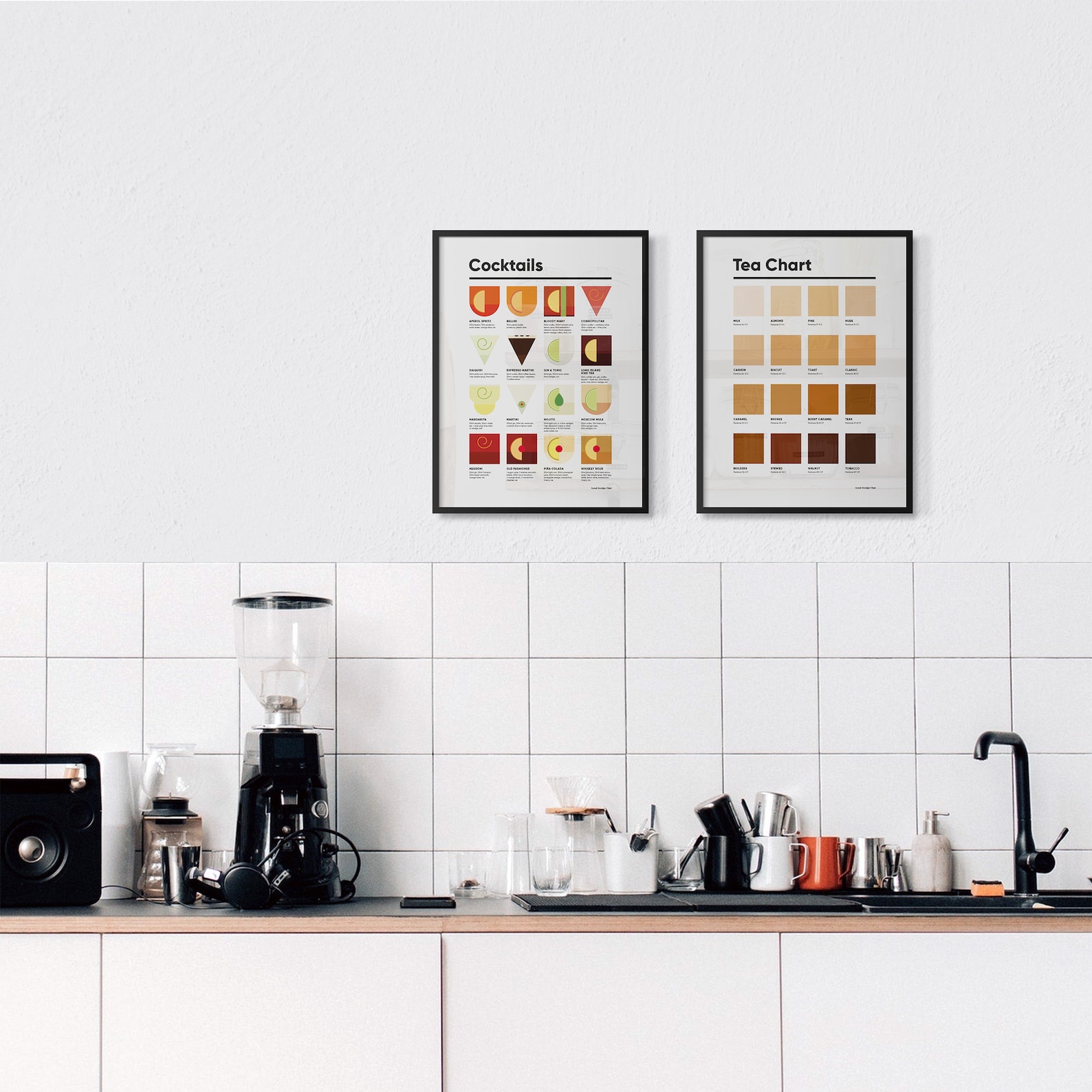 Tea Print Tea Colour Chart Tea Poster Tea Strength Chart - Etsy