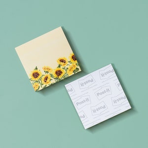 Sunflower Sticky Notes - Etsy