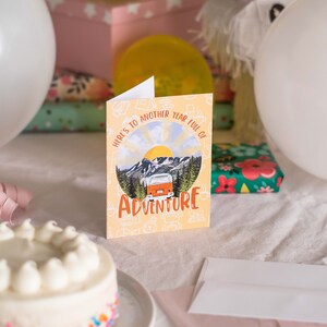 Here's to Another Year Full of Adventure - Greeting Card - Etsy