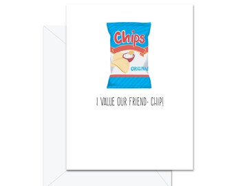 Chip Greeting Card - Etsy