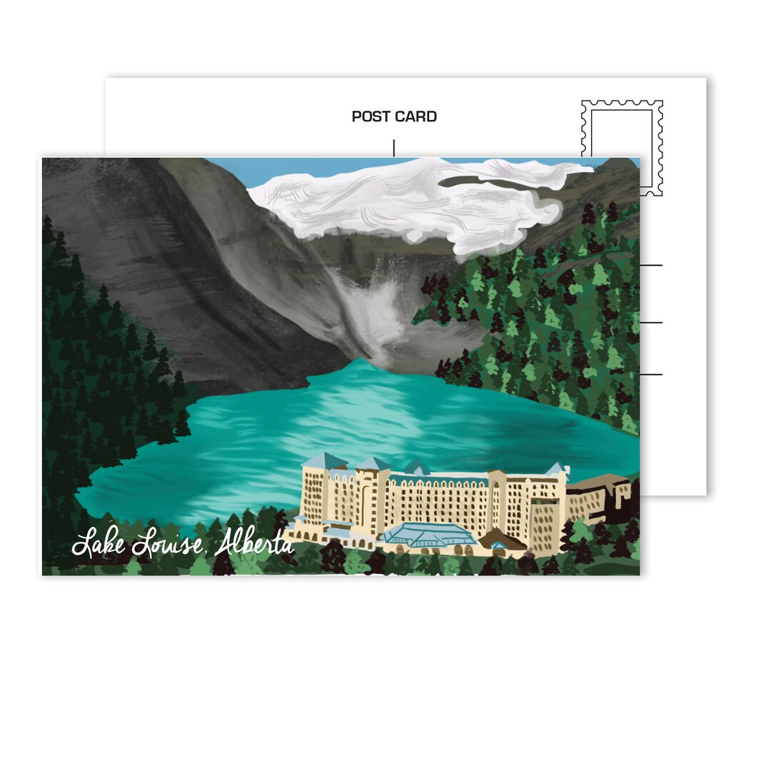 Lake Louise, Alberta Postcards - Etsy