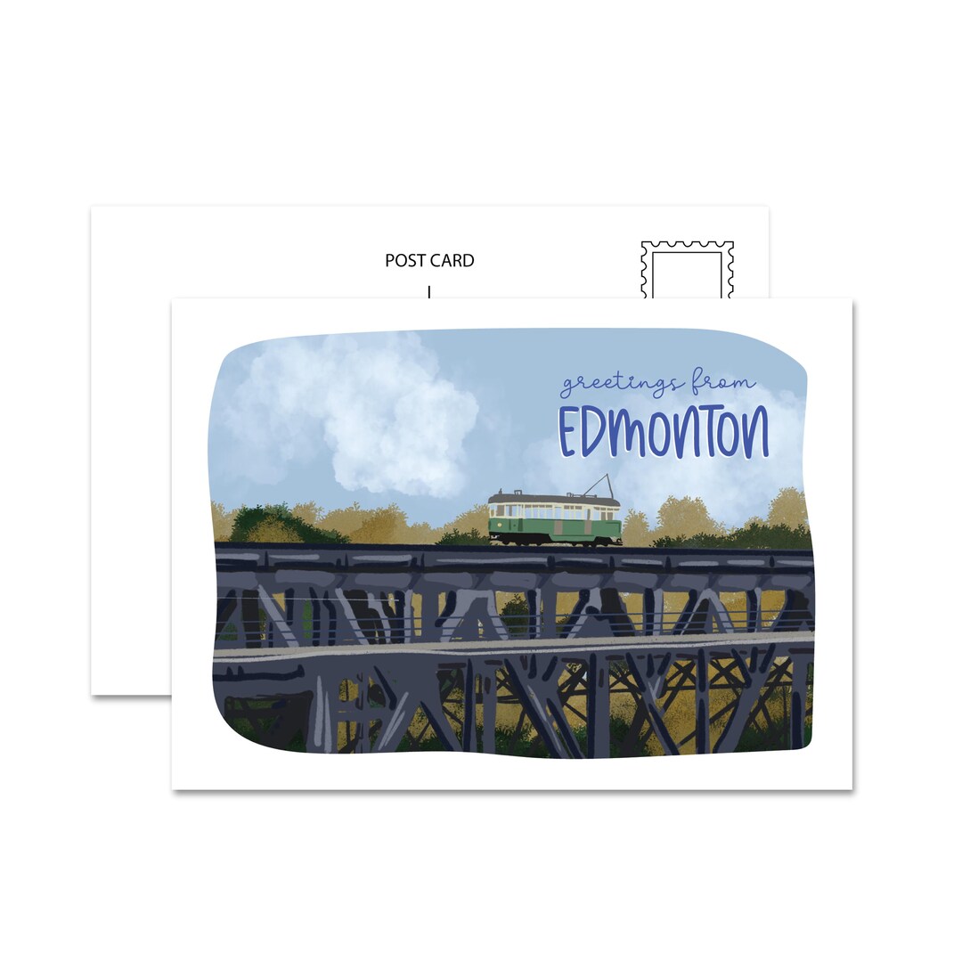 High Level Bridge Edmonton Postcards - Etsy Canada