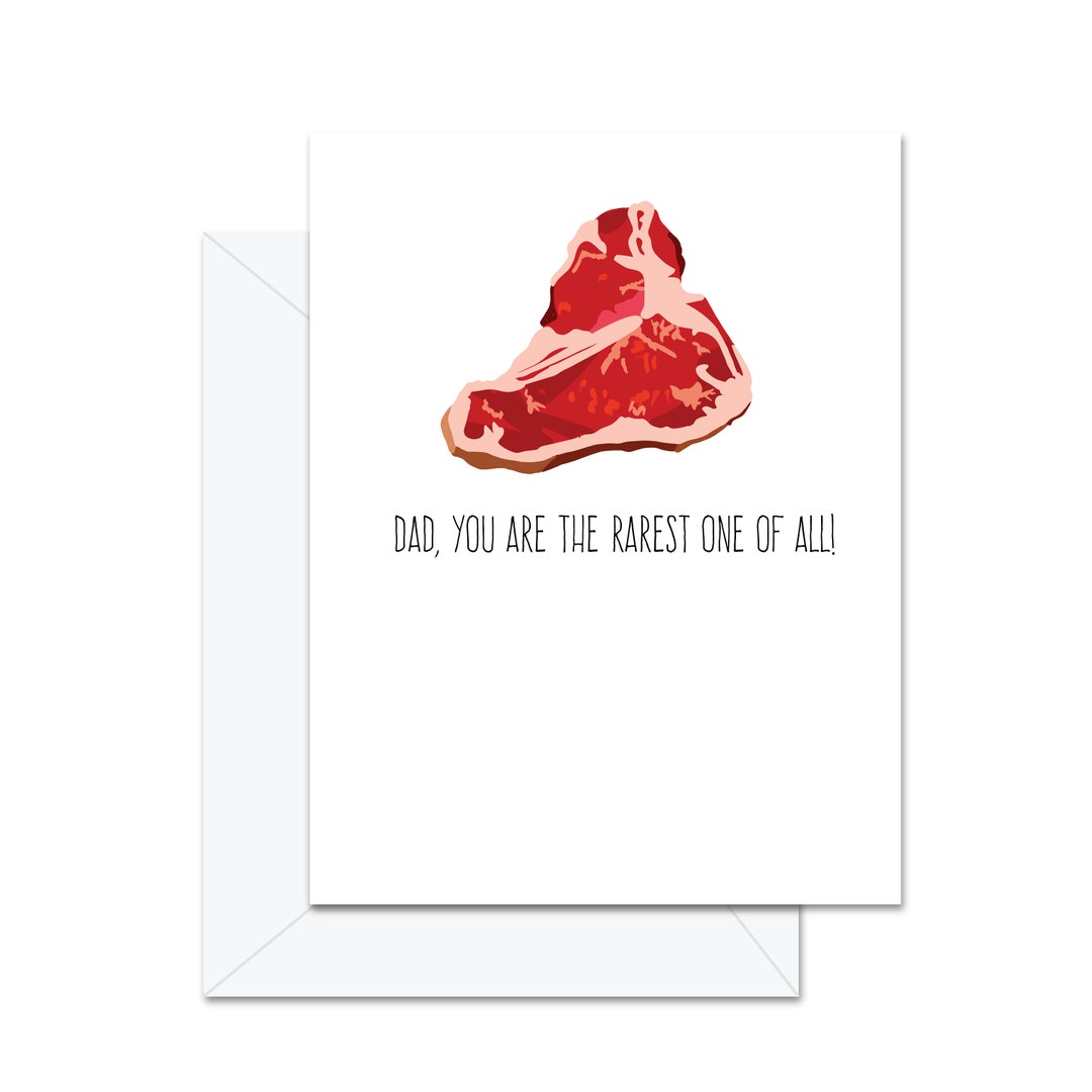 Dad, You Are the Rarest One of All! - Greeting Card - Etsy