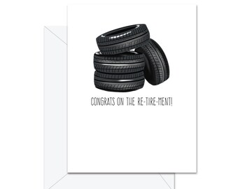 Tire Birthday Card - Etsy Canada