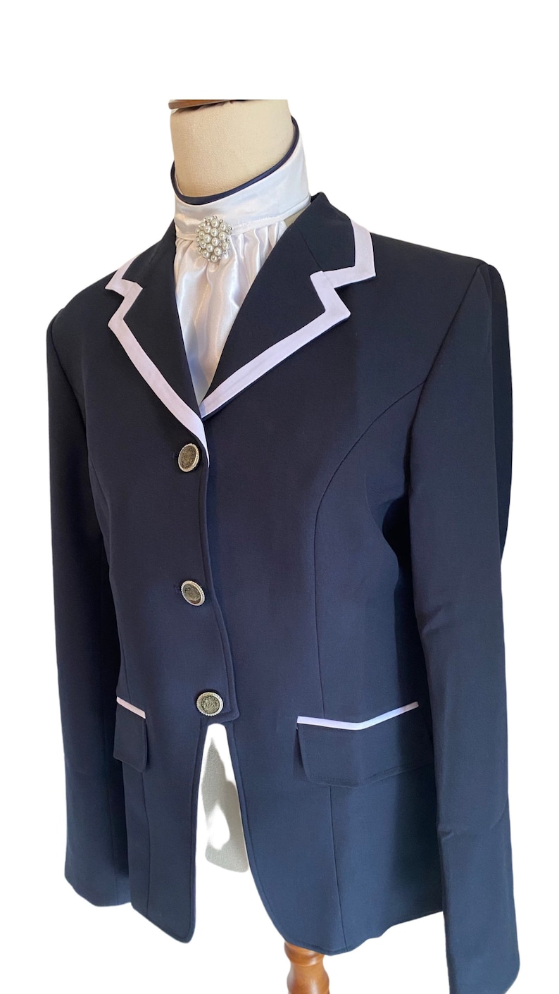 HHD Dressage Show Equestrian Cutaway Jacket or Coat Black or Navy Blue ...