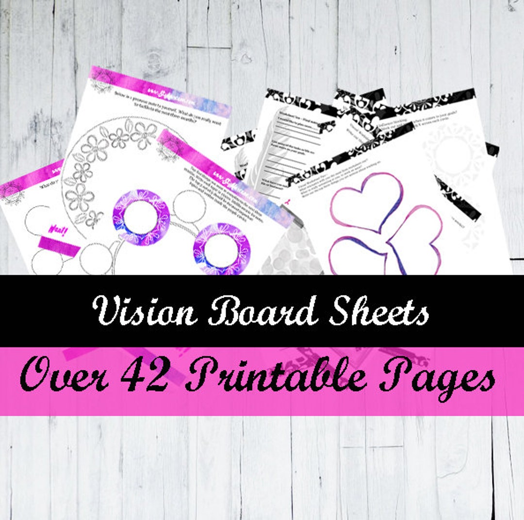 2024 Vision Board New Year's Resolutions Resolution Idea Goals ...