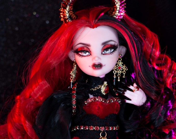 Monster High Draculaura G3 Halloween OOAK Repaint Custom Doll - Etsy