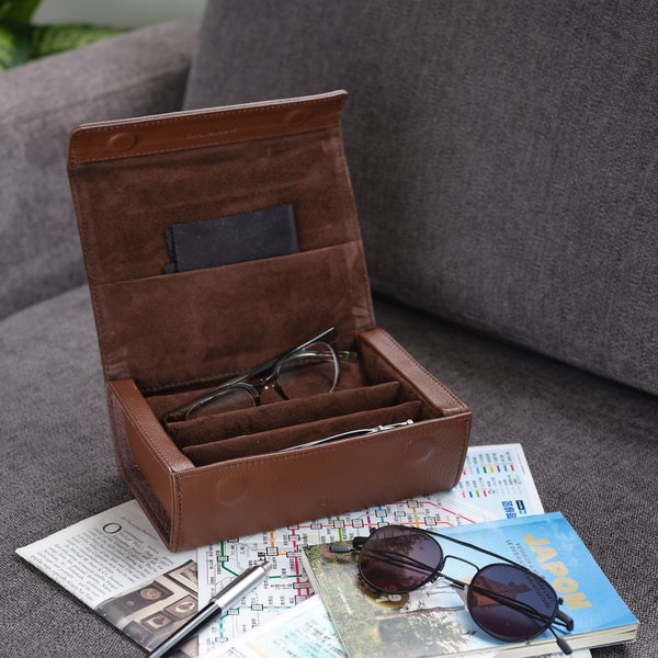 Sunglasses Case for Multiple Glasses - Etsy